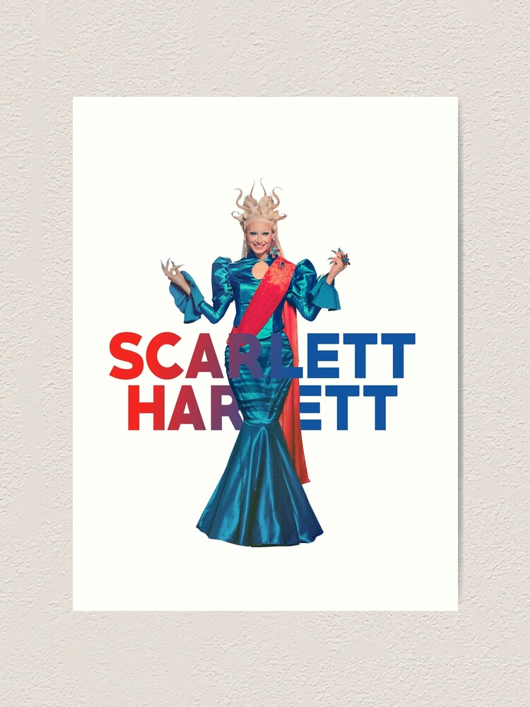 "SCARLETT HARLETT" Art Print for Sale by shantaysashay | Redbubble
