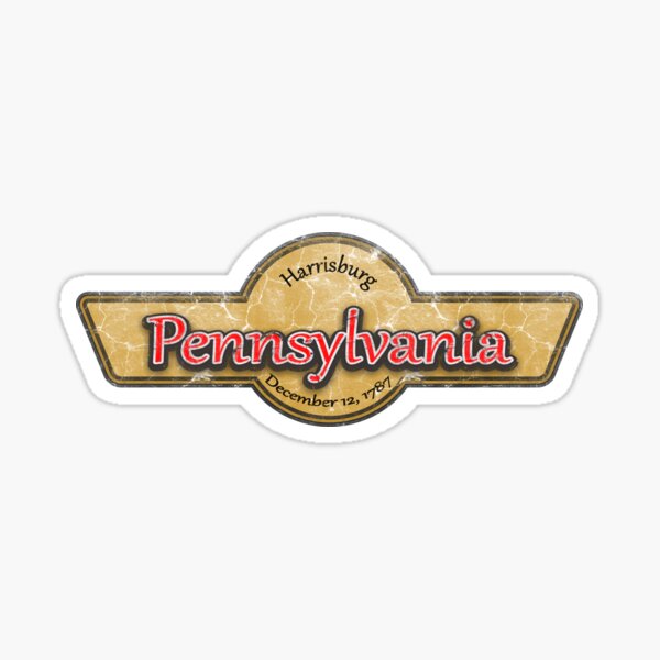 "Pennsylvania State Logo" Sticker for Sale by phnordstrm | Redbubble