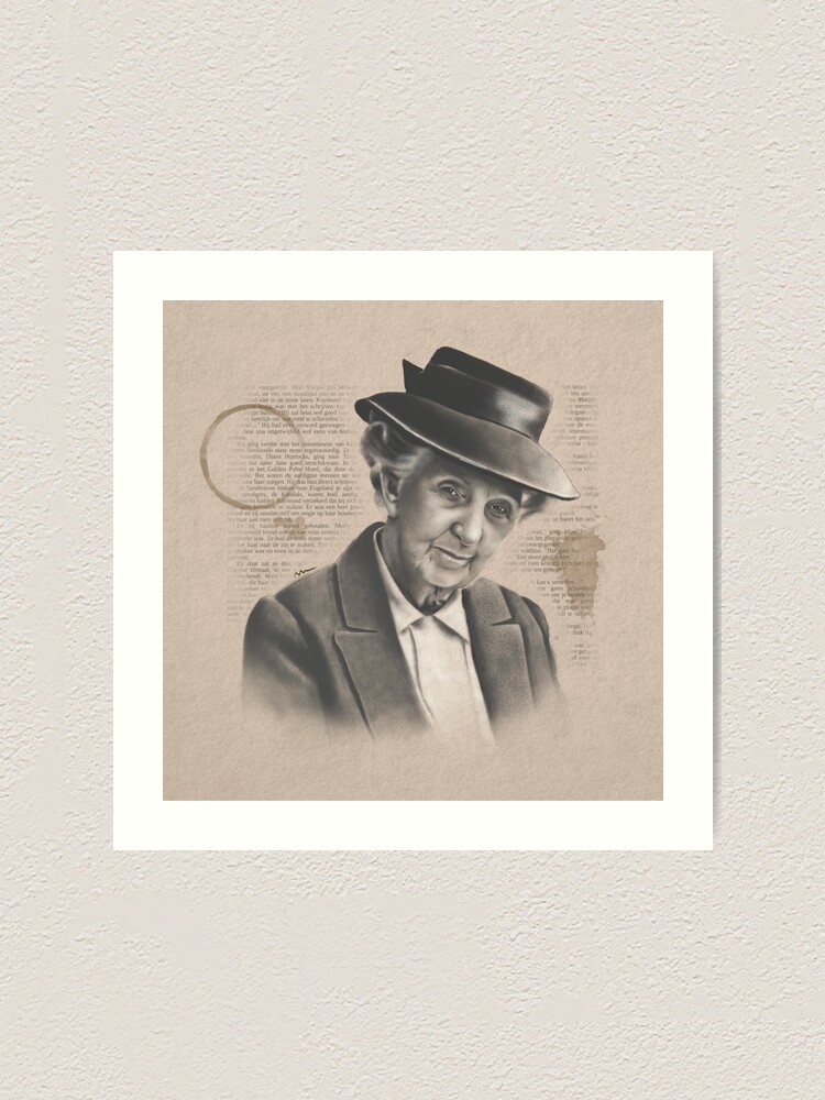"Miss Marple" Art Print for Sale by SimplyMargreet | Redbubble