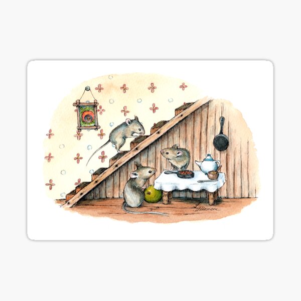 "The Mouse House" Sticker for Sale by Simon-dell | Redbubble