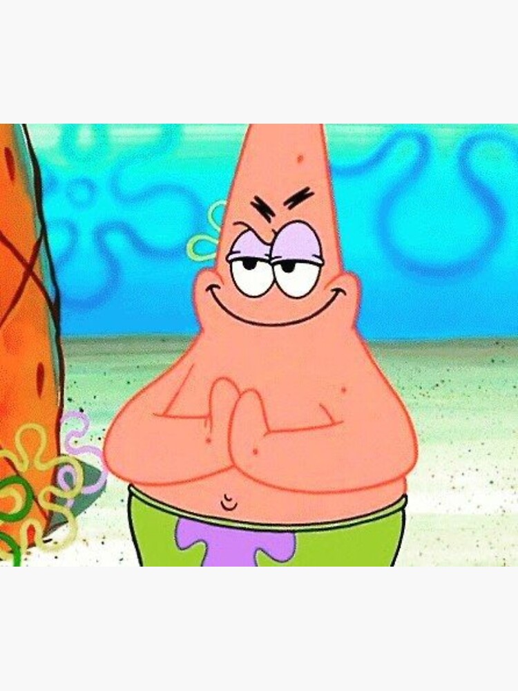 "Evil Patrick Star" Sticker for Sale by MaDaraUchihaaa | Redbubble