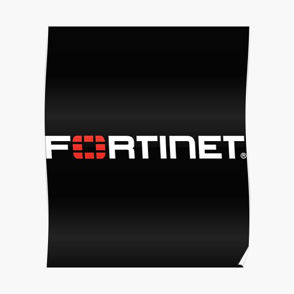 "LOGO FORTINET" Poster by Createyourshirt | Redbubble