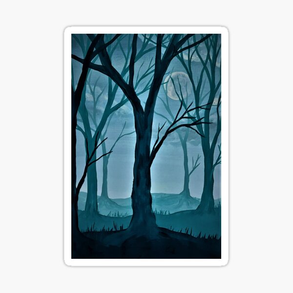 "Dark Forest" Sticker for Sale by StAn4everArt | Redbubble
