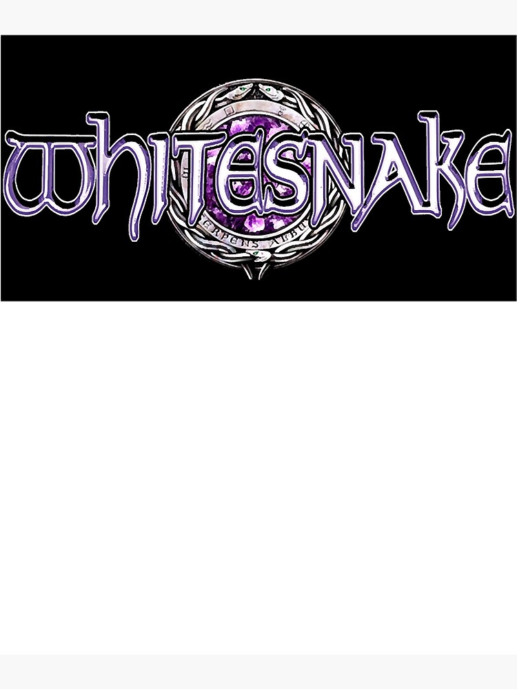 "Whitesnake Logo Band Classic" Poster for Sale by childhoodgrab | Redbubble