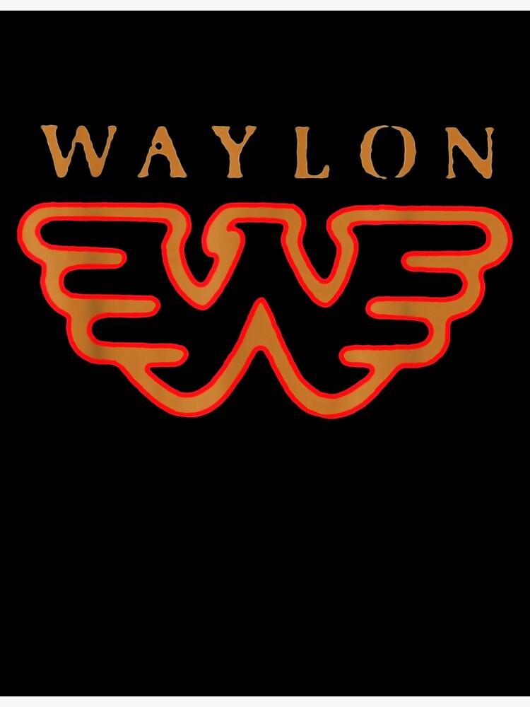 "Waylon Jennings - Official Merchandise - Flying W Logo" Poster for ...
