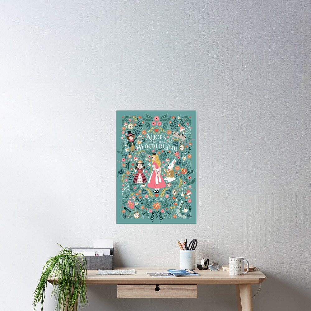 "Alice in Wonderland - Pink" Poster by vskornsek | Redbubble
