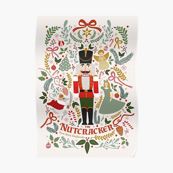 "The Nutcracker Christmas" Poster for Sale by vskornsek | Redbubble