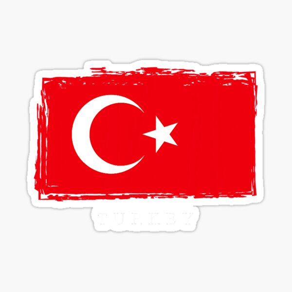 "Turkey Flag Nation Pride Turk Izmir" Sticker for Sale by NeverLoseSF ...