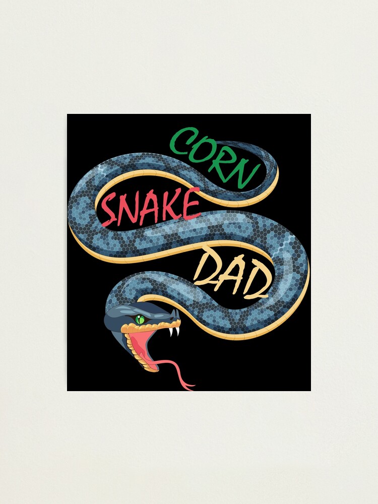 Lámina fotográfica «Corn Snake Dad - Cute Snake Gift Camiseta clásica ...