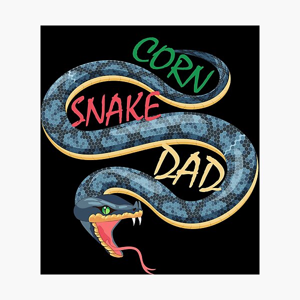 Lámina fotográfica «Corn Snake Dad - Cute Snake Gift Camiseta clásica ...