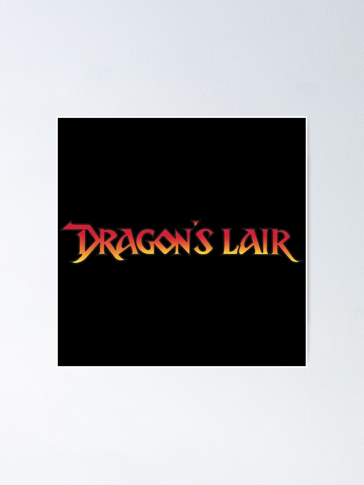"Dragon's Lair Logo" Poster for Sale by Dewanggaa | Redbubble