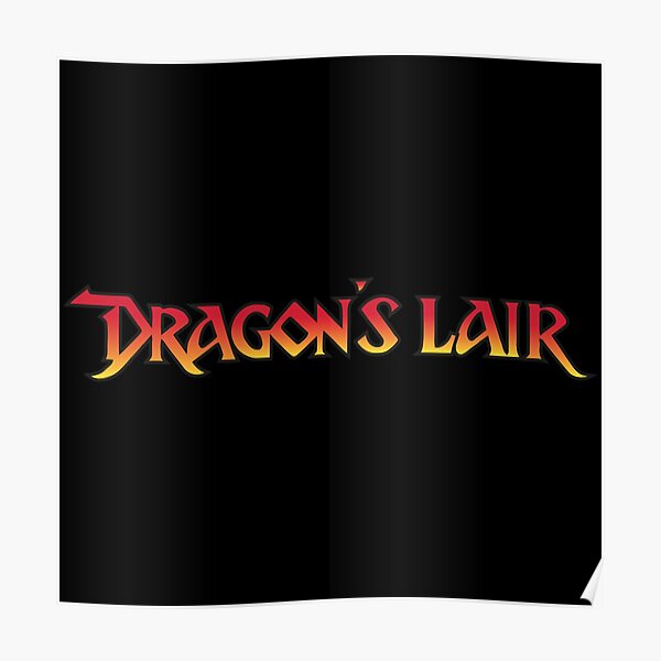 "Dragon's Lair Logo" Poster for Sale by Dewanggaa | Redbubble