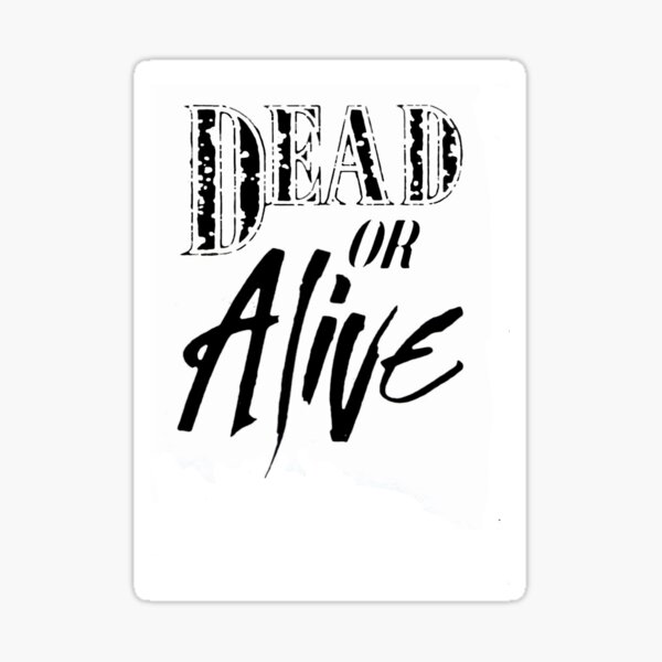 "PETE BURNS DEAD OR ALIVE" Sticker for Sale by SADOKI-SUSHI | Redbubble