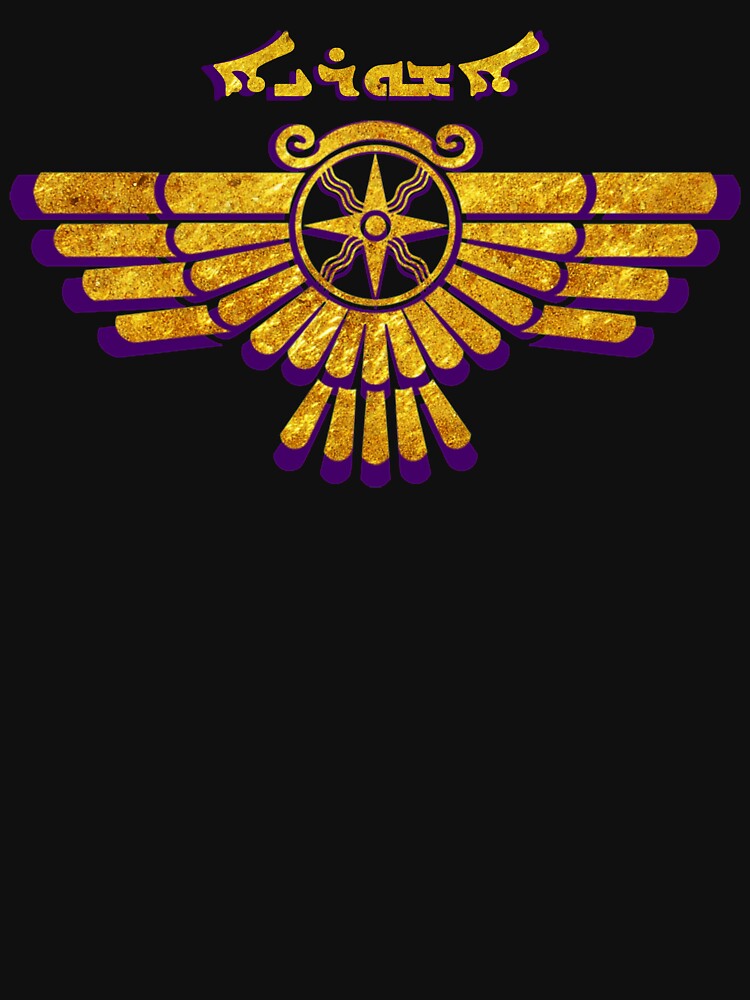 "Assyrian Ashuraya Flag Assyria Empire Ator Logo Ishtar Nishra" T-shirt ...
