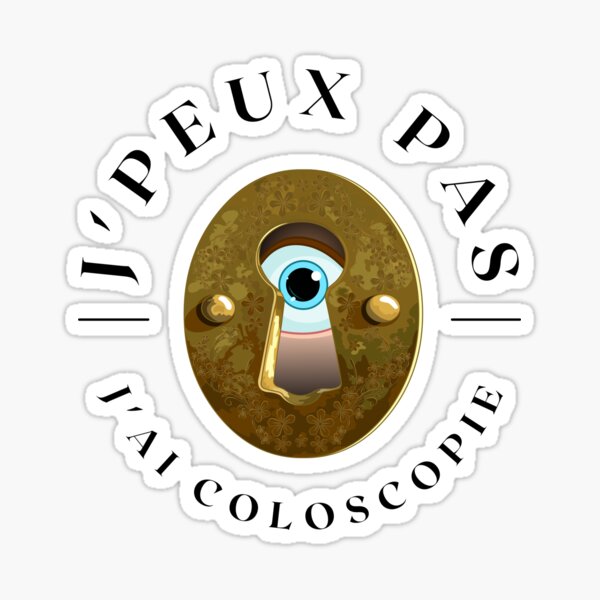 "I can't have a colonoscopy" Sticker for Sale by Sacred-Sites | Redbubble