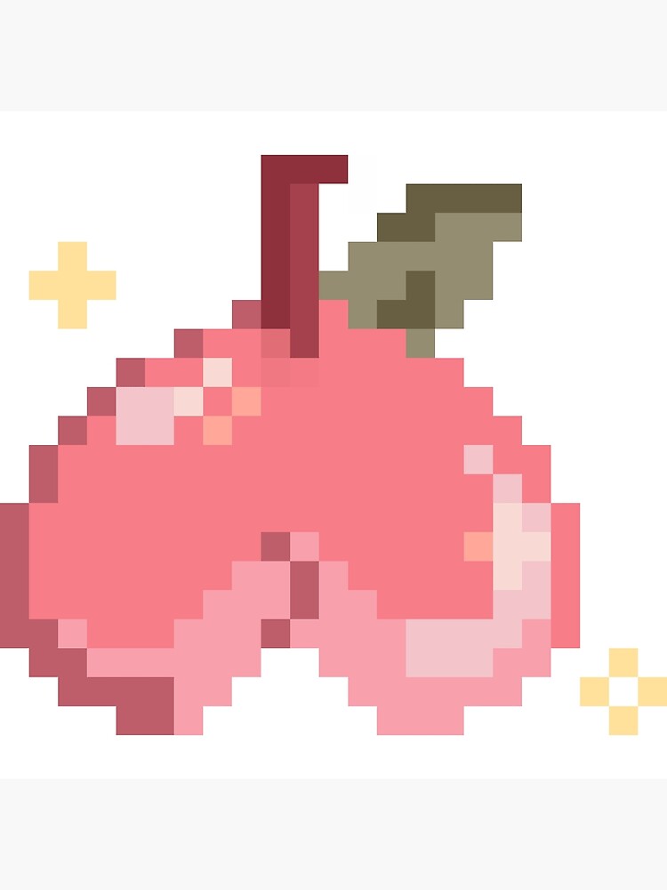 "Cute peach pixel art" Poster by SHENZYY | Redbubble