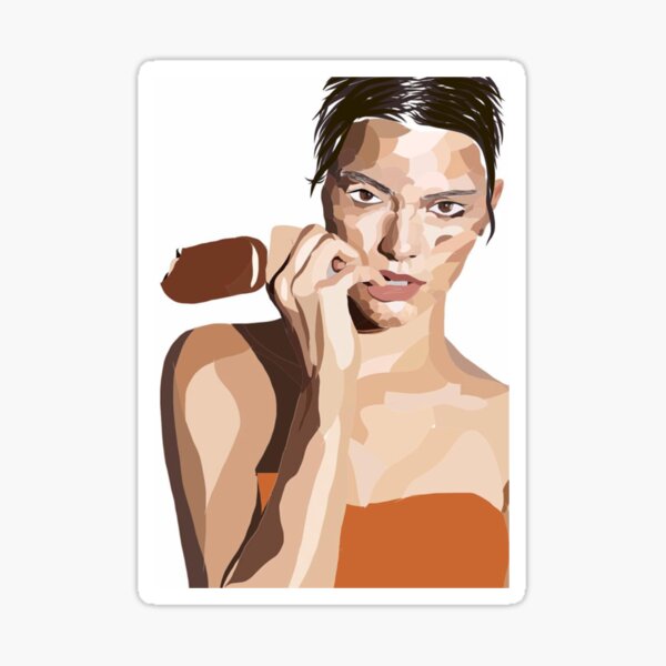 "kendall jenner " Sticker for Sale by CharmbyMA | Redbubble