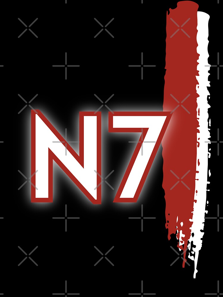 "N7 logo" Sticker for Sale by DrGingyWho | Redbubble