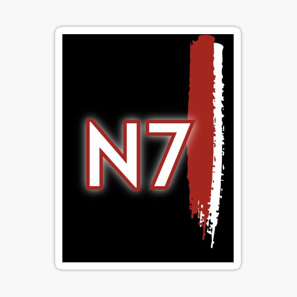 "N7 logo" Sticker for Sale by DrGingyWho | Redbubble