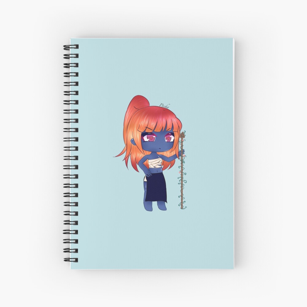"Gacha Life - Gacha Girl" Spiral Notebook by pockyartstudio | Redbubble