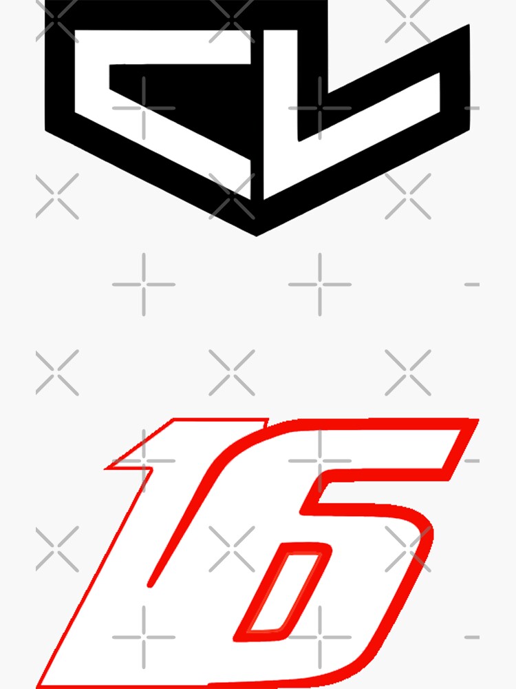 "CL16 Charles Leclerc" Sticker for Sale by Arrows91 | Redbubble