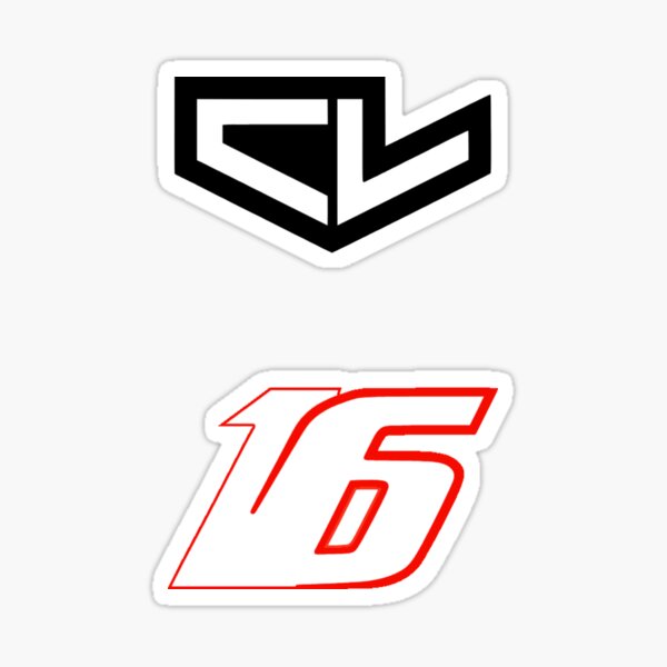 "CL16 Charles Leclerc" Sticker for Sale by Arrows91 | Redbubble