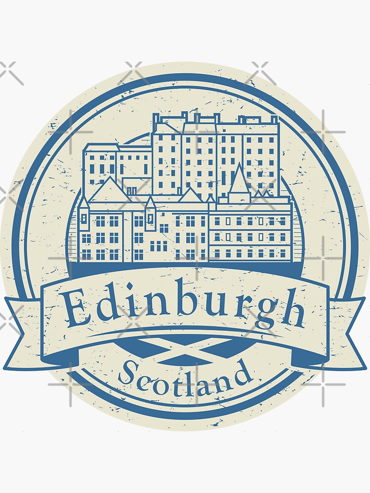 "Edinburgh, Scotland" Sticker for Sale by studio838 | Redbubble