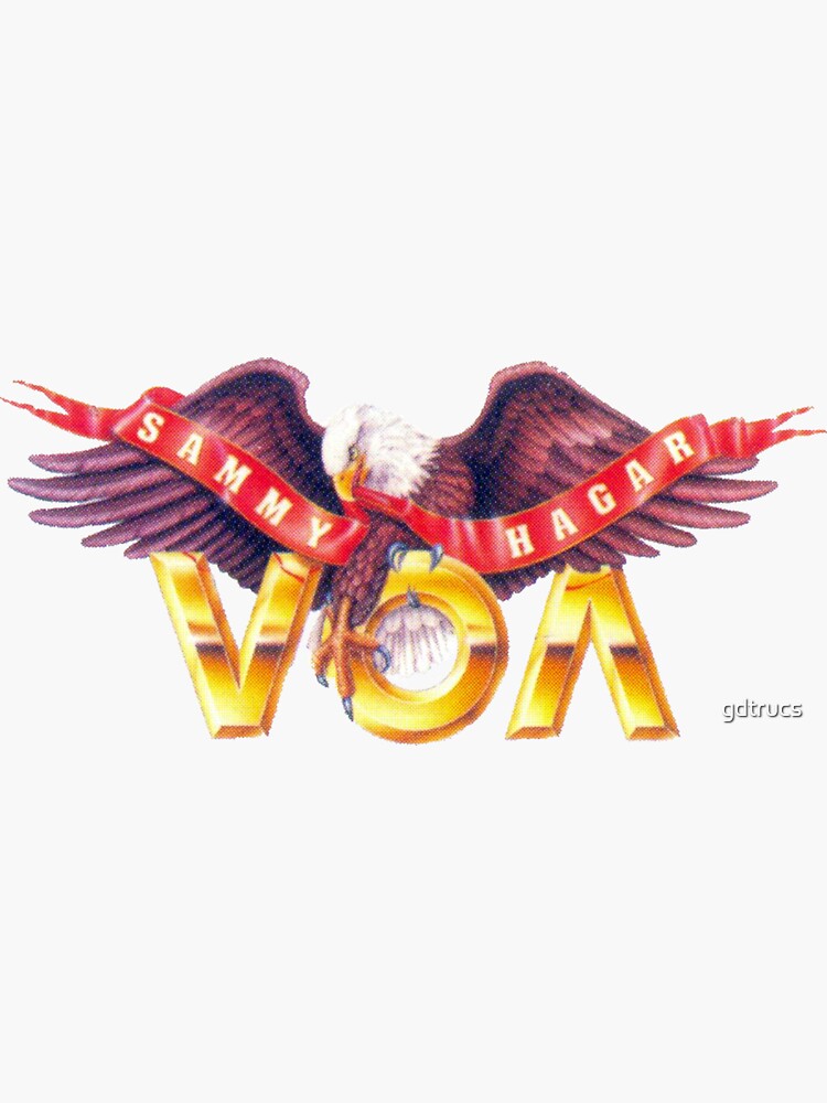"Sammy Hagar VOA Album Logo" Sticker for Sale by gdtrucs | Redbubble