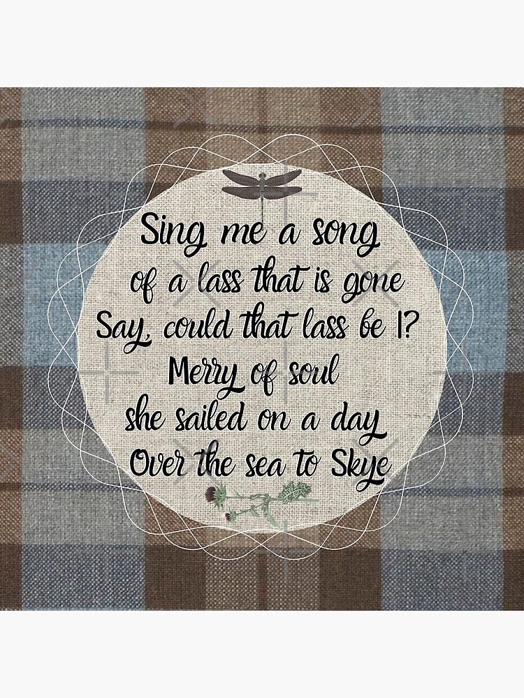 "Outlander Song - Fraser Tartan Kilt - Elements" Throw Pillow for Sale ...