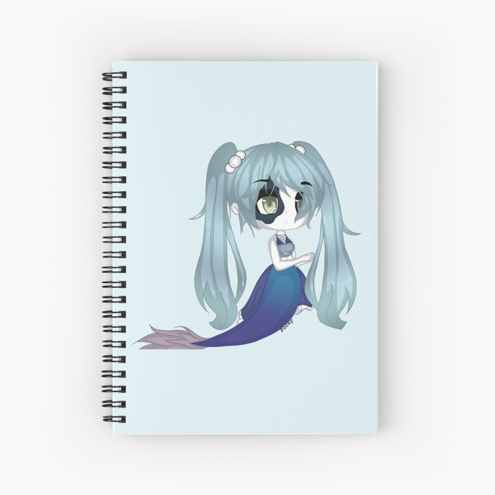 "Gacha life - gacha mermaid" Spiral Notebook by pockyartstudio | Redbubble