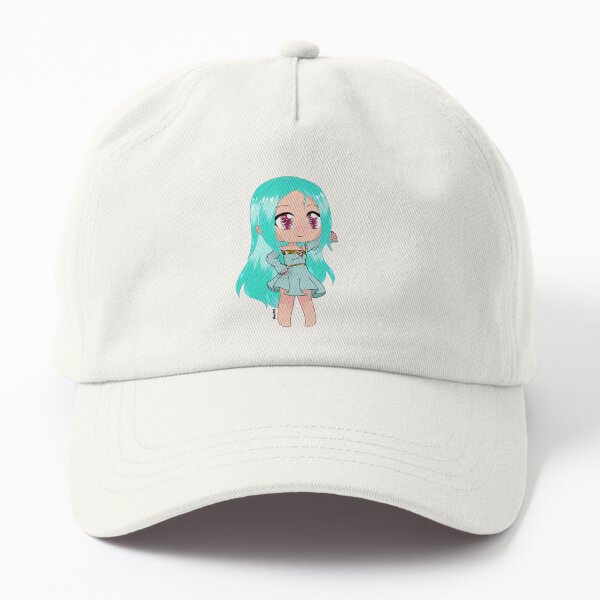 "Gacha Life - Gacha girl with aqua hair " Cap by pockyartstudio | Redbubble