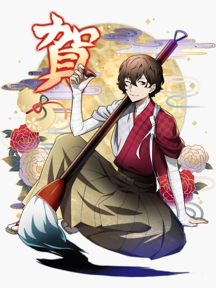 "Dazai Osamu Mayoi Card" Sticker for Sale by milkuvvay | Redbubble