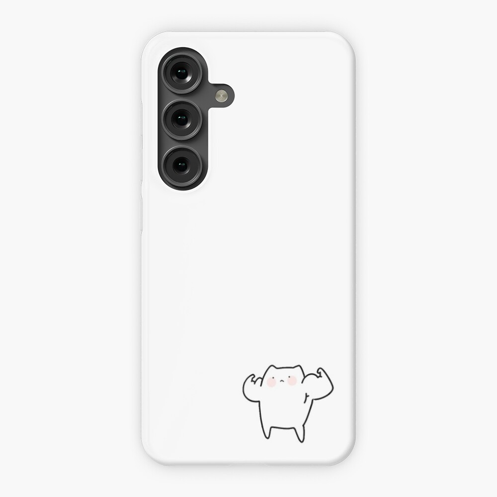 "Muscle Cat" Sticker for Sale by gud-doodle | Redbubble