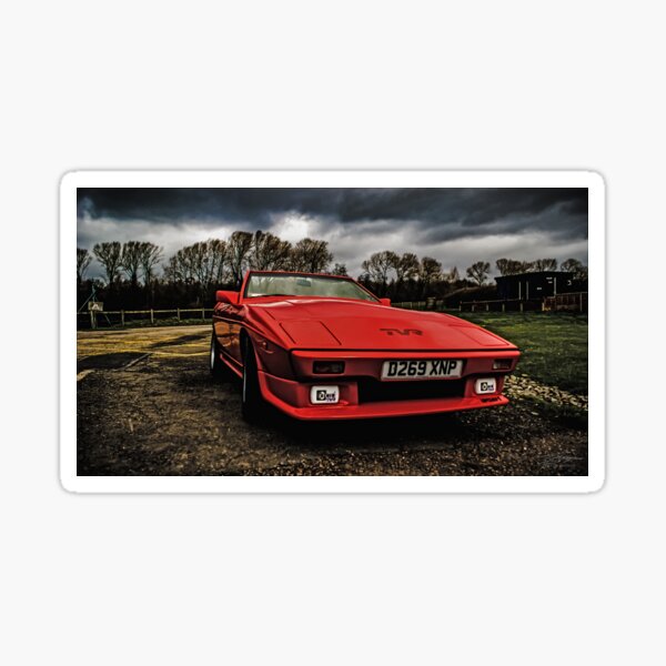 "Retro TVR Sports Car" Sticker for Sale by BTPhotos | Redbubble
