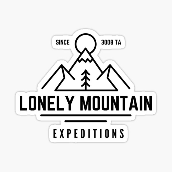 "Lonely Mountain Expeditions - Fantasy - Funny" Sticker for Sale by ...