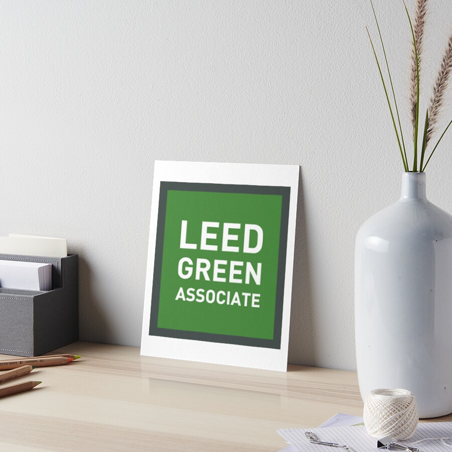 "LEED Green Associate Logo" Art Board Print by Archtshirt | Redbubble