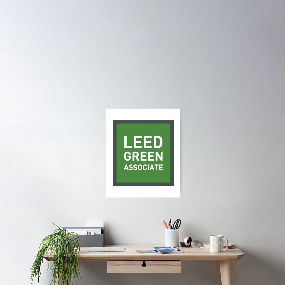 "LEED Green Associate Logo" Poster for Sale by Archtshirt | Redbubble