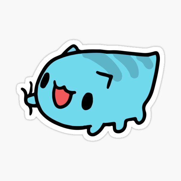 "Comic Cat | Bugcat Capoo | bug cat" Sticker for Sale by dev-ilyass ...