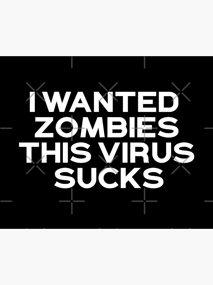 "zombies ! i wanted zombies " Sticker for Sale by AymenNouioua | Redbubble