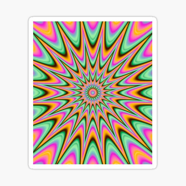 "Optical Illusion" Sticker for Sale by Ksaavet | Redbubble