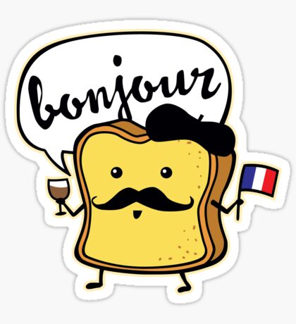 French Stickers | Redbubble