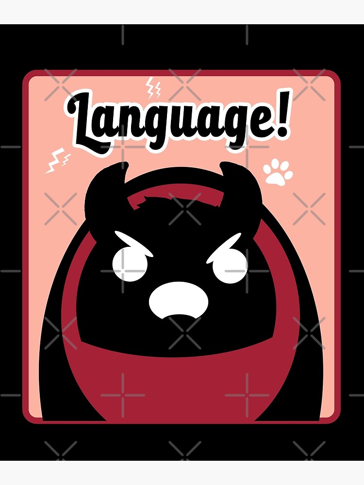 "Badboyhalo Language!" Poster for Sale by GiftEveryDay | Redbubble