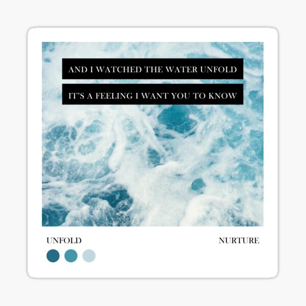 "Unfold" Sticker for Sale by Hannah2587 | Redbubble