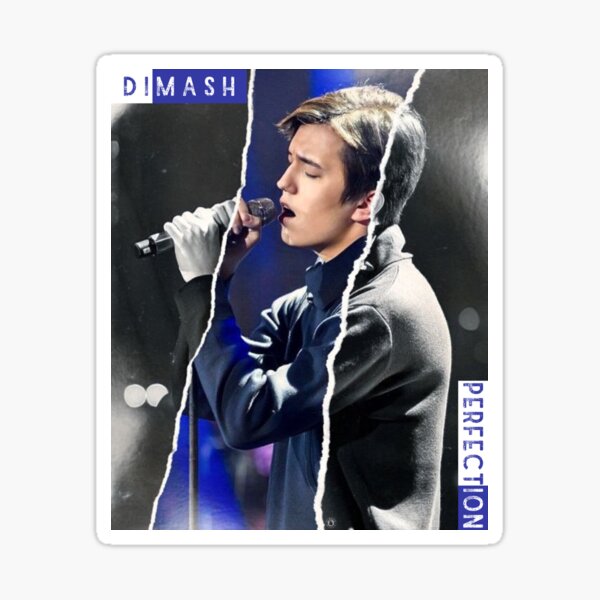 "Dimash Kudaibergen Dimash The Music Perfection" Sticker for Sale by ...