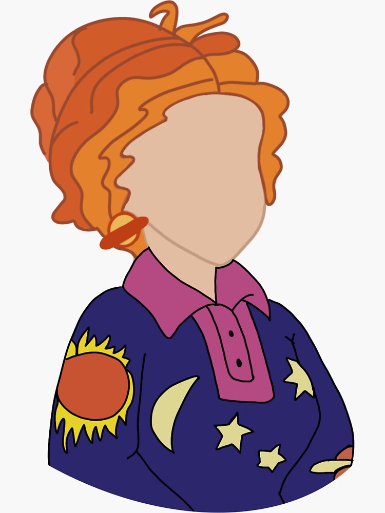 "Ms. Frizzle " Sticker for Sale by Poohdlesdoodles | Redbubble