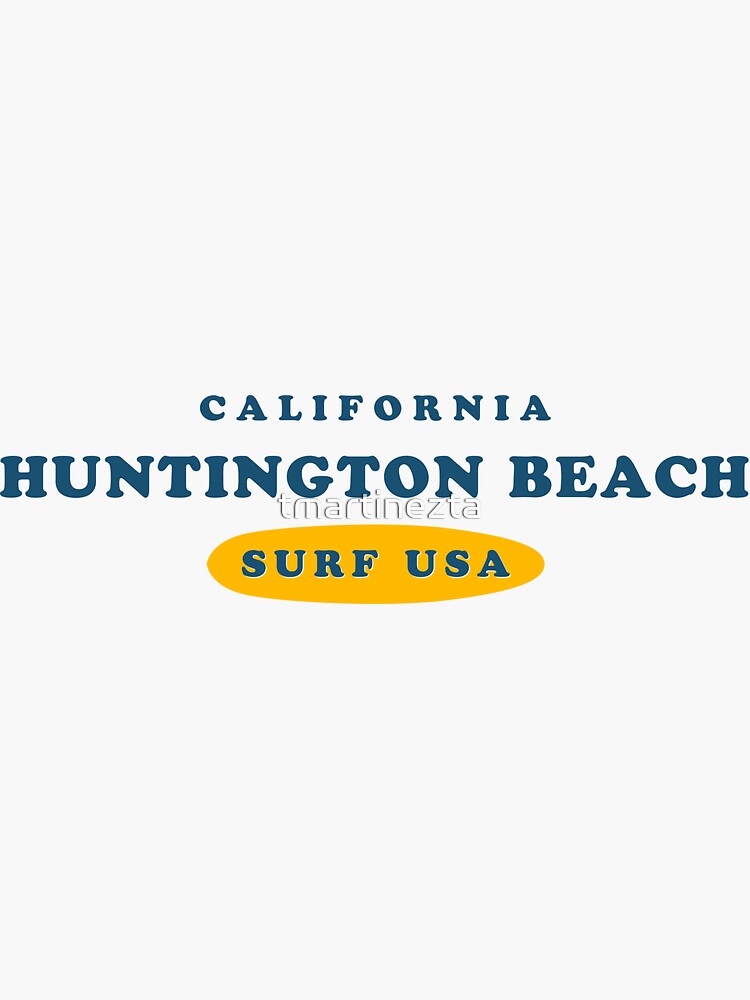 "Huntington Beach California Vintage Retro Surf USA Travel Vacation ...
