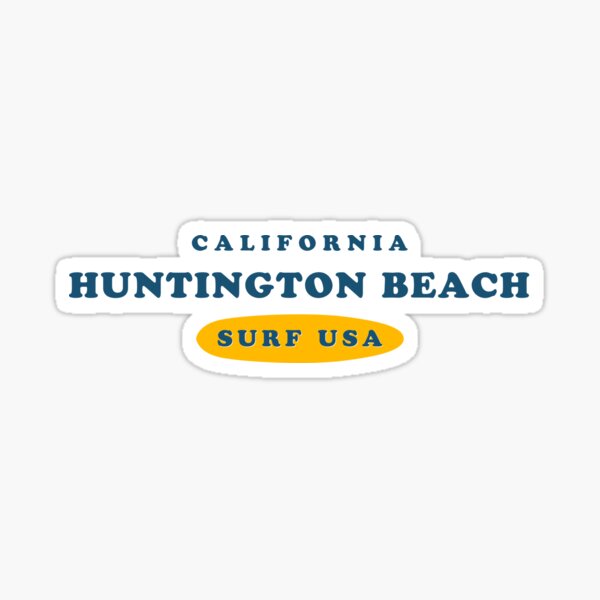 "Huntington Beach California Vintage Retro Surf USA Travel Vacation ...