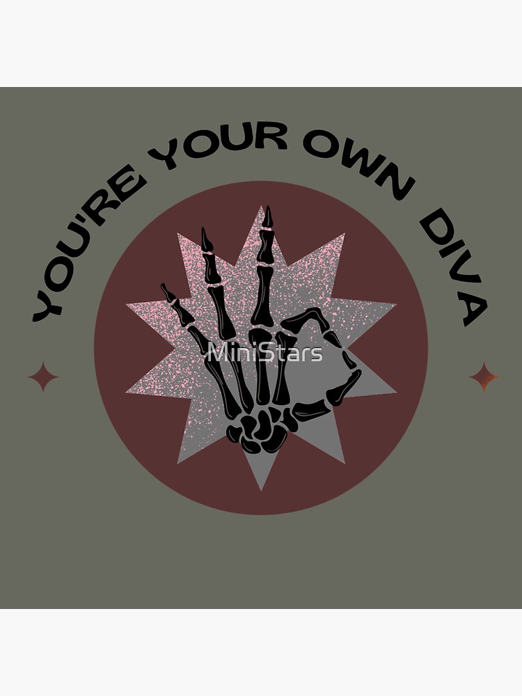 "Diva" Sticker by MiniStars | Redbubble