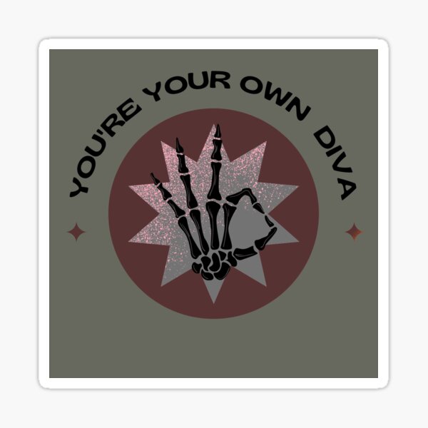 "Diva" Sticker by MiniStars | Redbubble