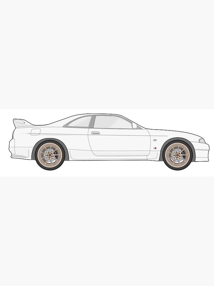 "Nissan Skyline R33 GT-R (side)" Canvas Print by officialgtrch | Redbubble